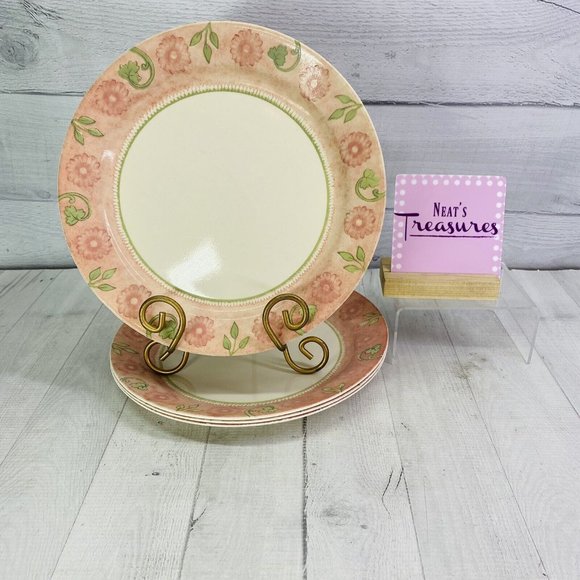 Corelle | Dining | Corelle Heirloom Bloom Break Chip Resistant Pink ...